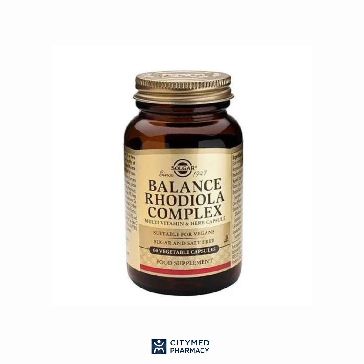 Solgar Balance Rhodiola Complex – CityMed Pharmacy